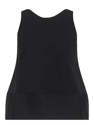Alpha Studio Peplum Top - Black
