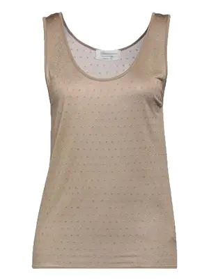 Blumarine Sleeveless Top - Beige
