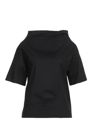 Alpha Studio Woven Top Black