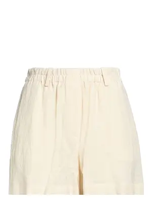 ALYSI High-waisted Solid Shorts - Yellow