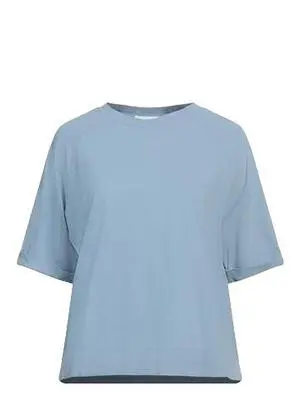 Alpha Studio Cotton-elastane T-shirt - Blue