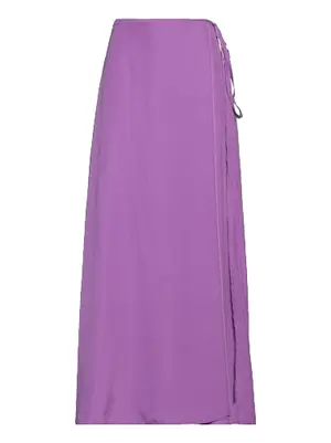 ALYSI Maxi Wrap Skirt - Purple