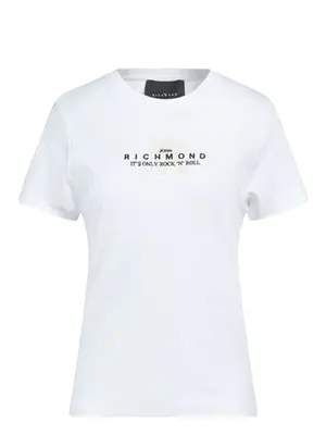 John Richmond Cotton Jersey T-shirt - White