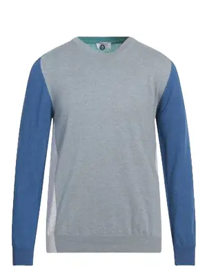 HERITAGE Cotton Crewneck Sweater - Blue