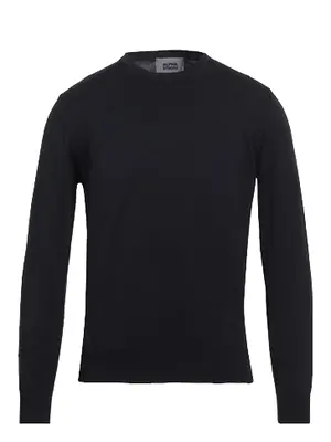 Alpha Studio ALPHA STUDIO Cotton Crewneck Sweater Blue