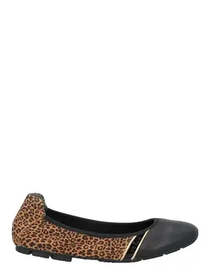Hogan Leather Ballet Flats - Black