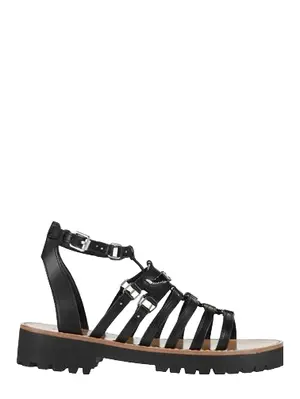 Zadig&Voltaire Gladiator Leather Sandals - Black
