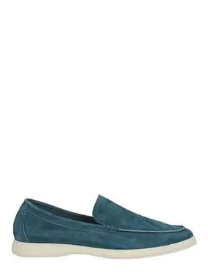 ANDREA VENTURA FIRENZE Leather Loafers - Navy