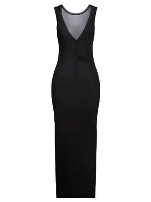 Isabel Benenato Maxi Bodycon Dress - Black