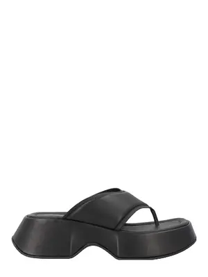 VIC MATIE Thong Sandals - Black