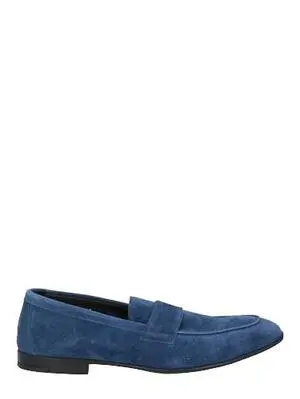 DOUCAL'S Suede Penny Loafers - Blue