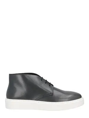 DOUCAL'S Leather Ankle Boots Grey