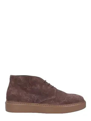 DOUCAL'S Leather Desert Boots - Brown
