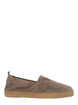 CastaÑer Leather Espadrilles Grey