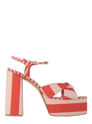 CastaÑer Ankle Strap Sandals - Red
