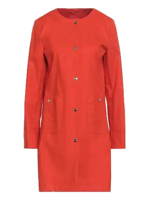 Herno Overcoat & Trench Coat - Tomato Red