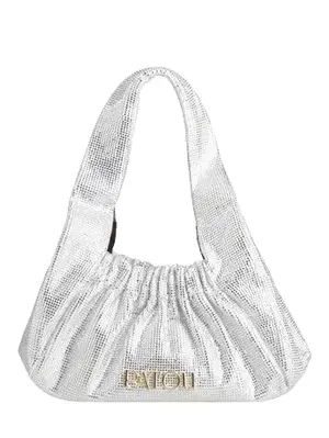 Patou Hobo Bag With Appliqués - Silver