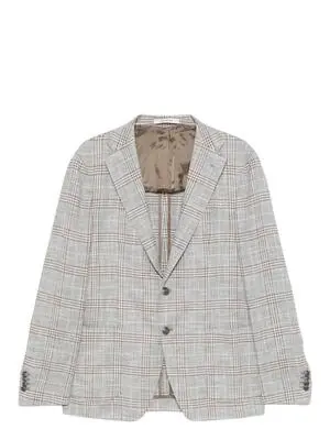 Tagliatore Checked Blazer - Blue