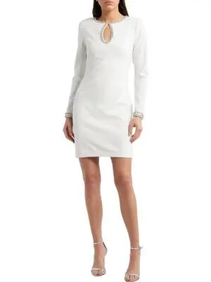 VINCE CAMUTO Vince Camuto Embellished Long Sleeve Dress