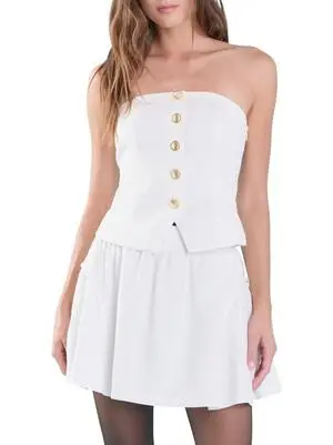 Endless Rose Strapless Top - Ivory