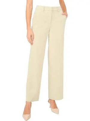 Halogen High Waist Straight Leg Trousers - Soft Sage
