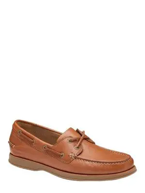 Johnston & Murphy Monaco Boat Shoe - Tan Sheepskin