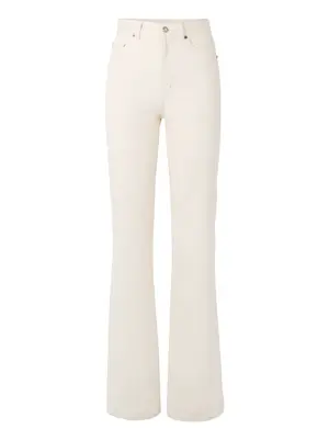 Saint Laurent High-rise Bootcut Jeans - Off-white