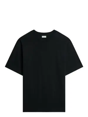 Dries Van Noten Boxy Cotton T-shirt - Black
