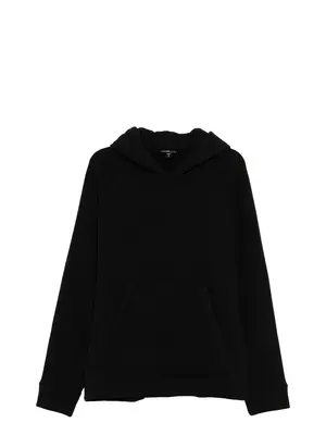 JAMES PERSE Cozy Hooded Sweatshirt - Black