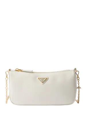 Prada Saffiano Leather Mini Bag - White