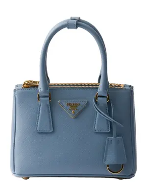 Prada Galleria Mini Saffiano Leather Bag Astral Blue