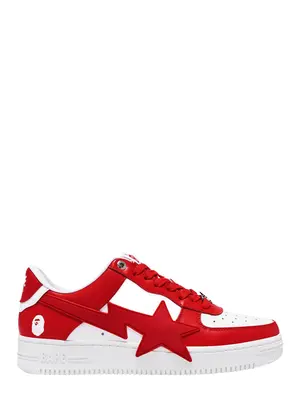 A BATHING APE Bapesta Os Sneakers - Red