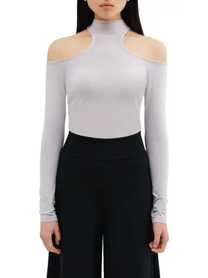 MARCELLA Cairo Cutout Top - Storm Gray