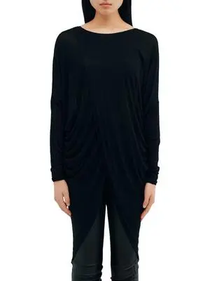 MARCELLA Vienna Tulip Hem Tunic - Black