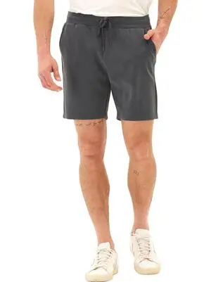 THREADS 4 THOUGHT Garrett Peached Drawstring Shorts - Carbon