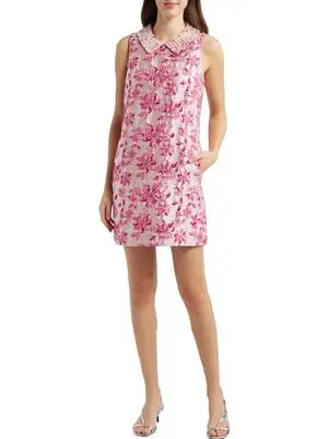 LILLY PULITZER® Lilly Pulitzer® Kelliana Floral Metallic Sleeveless Shift Dress