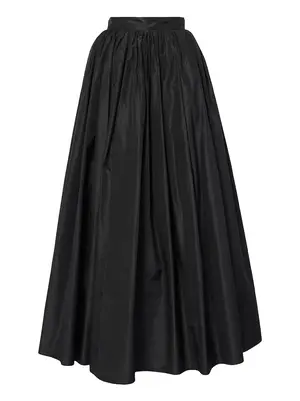 Dolce & Gabbana Gathered Maxi Skirt - Black