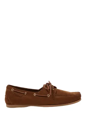 TOM FORD Robin Suede Boat Shoes - Brown