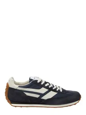 TOM FORD Tom Ford Mick Suede-Trimmed Sneakers Blue