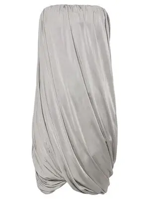 Attico Draped Minidress - Grey