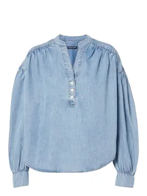 Veronica Beard Kylie Denim Shirt - Blue