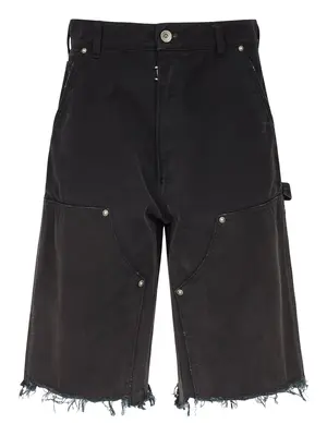 MAISON MARGIELA Distressed Denim Shorts - Blue