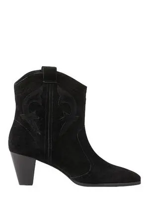 Ba&sh Casey Heeled Ankle Boots - Black