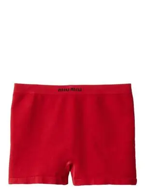 Miu Miu Seamless Boxer Shorts - Red