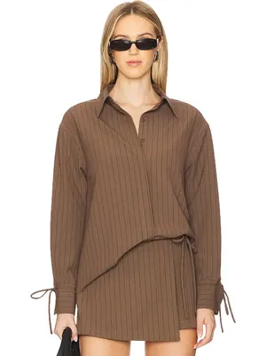 Line & Dot Koa Shirt - Brown