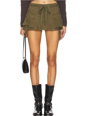 Superdown Ciaran Skort - Army Green