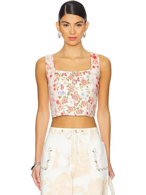 Agua Bendita X Connie Tank Top - Floral Multi