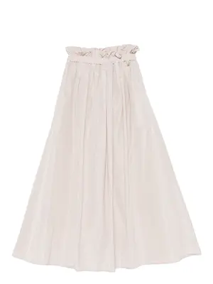 Herno A-line Midi Skirt - Neutrals