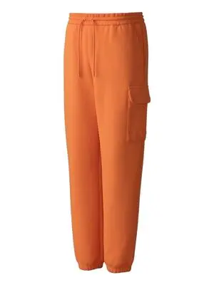 Mackage Marvin-r Double Face Jersey Cargo Sweatpants - Flame