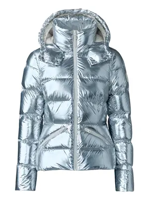 Mackage Metallic Laminate Down Jacket - Silver